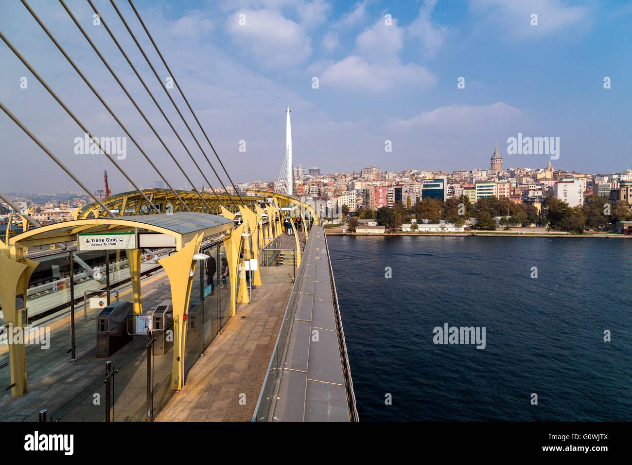 Istanbul, Turkey: Modern skyscrapers and skyline in Istanbul, the most ...