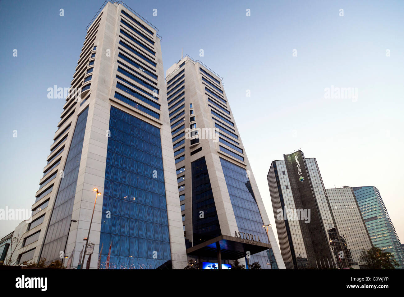 Istanbul, Turkey: Modern skyscrapers and skyline in Istanbul, the most ...