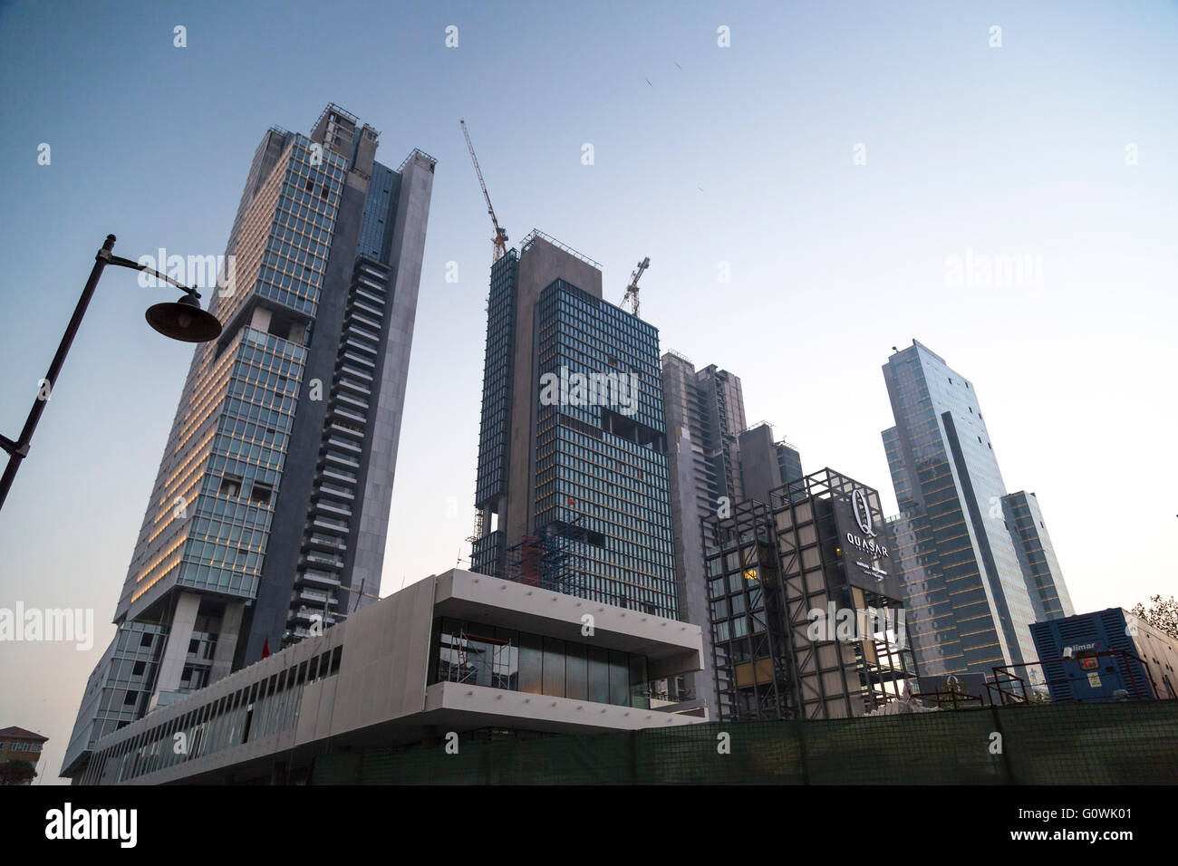 Istanbul, Turkey: Modern skyscrapers and skyline in Istanbul, the most ...
