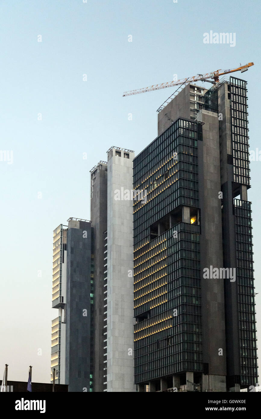 Istanbul, Turkey: Modern skyscrapers and skyline in Istanbul, the most ...
