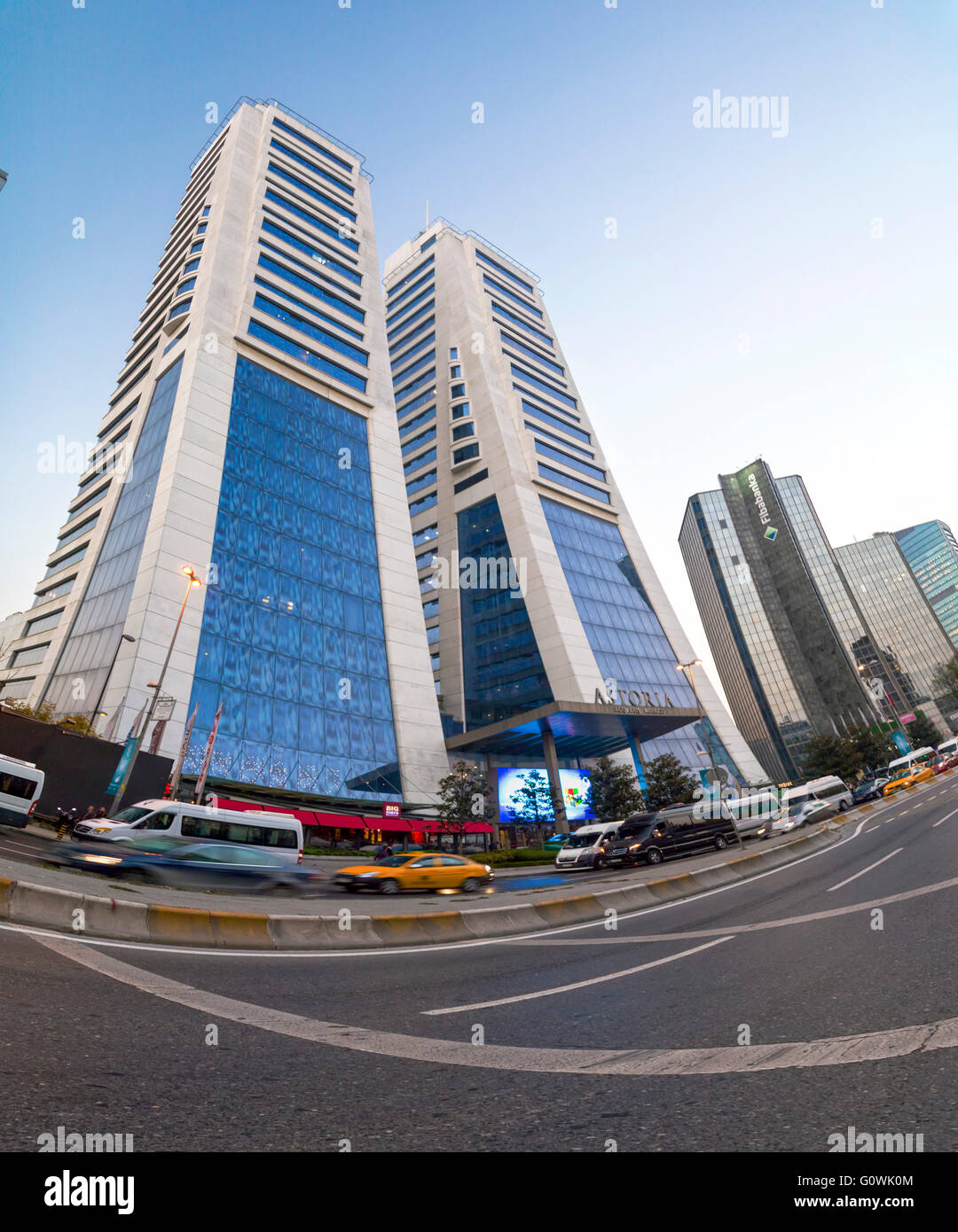 Istanbul, Turkey: Modern skyscrapers and skyline in Istanbul, the most ...
