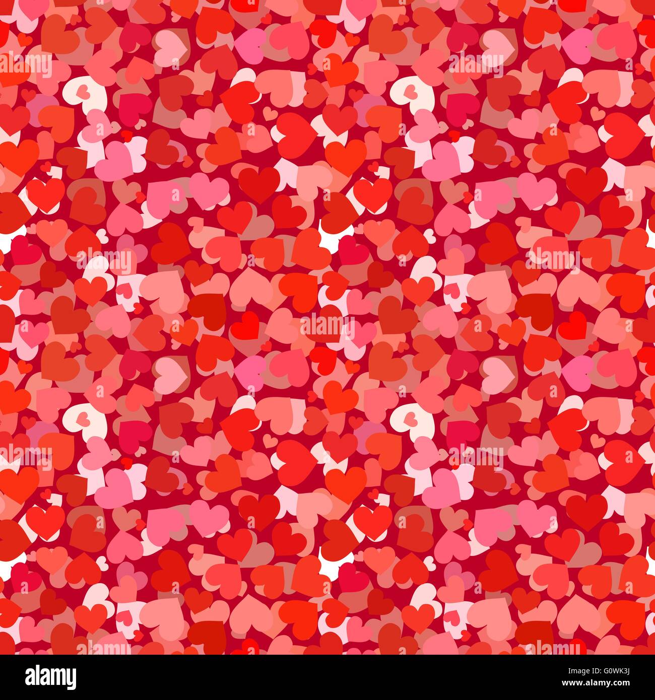 Red hearts pattern Stock Vector Images - Alamy