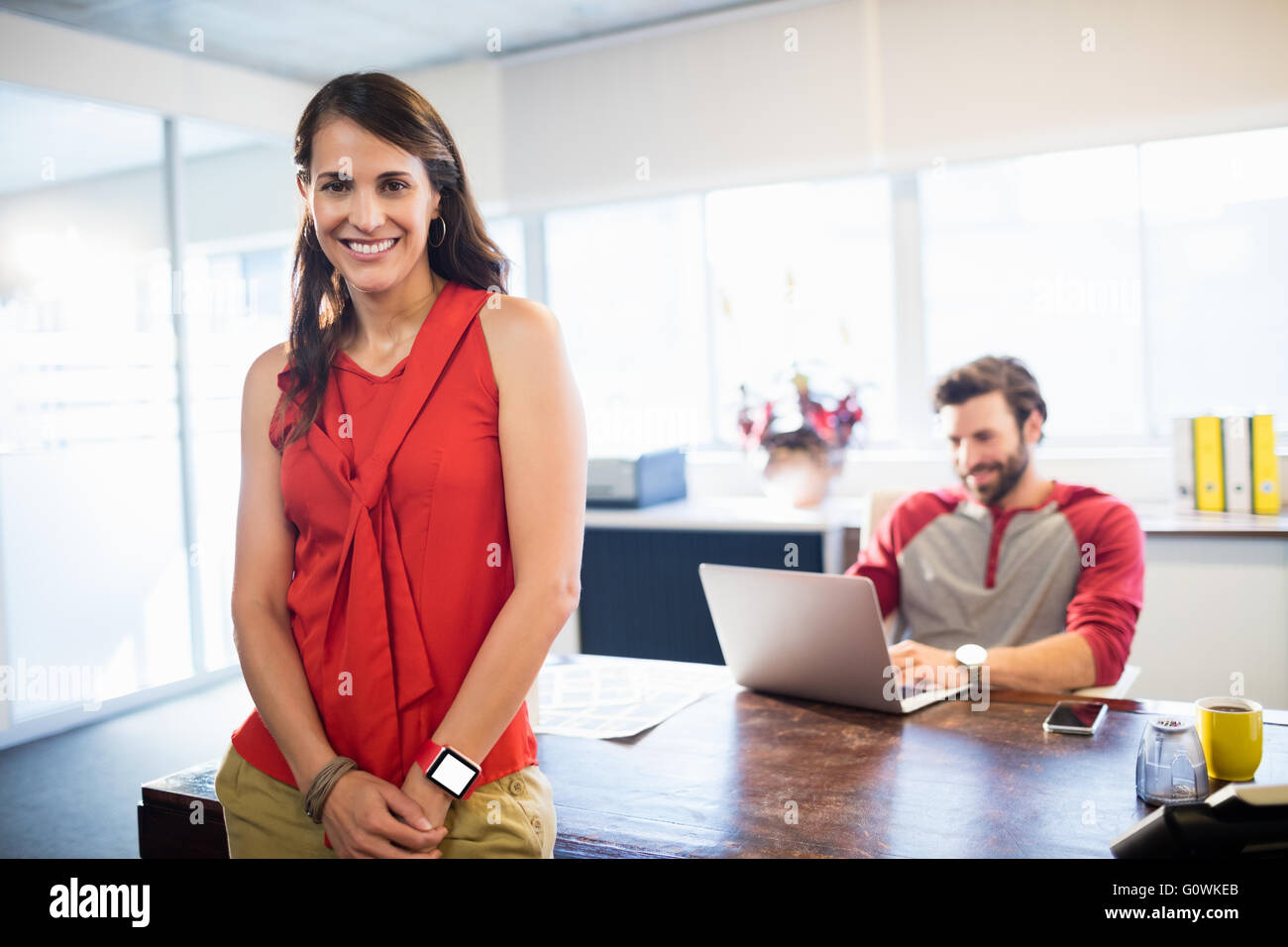 Office staff working information hi-res stock photography and images ...