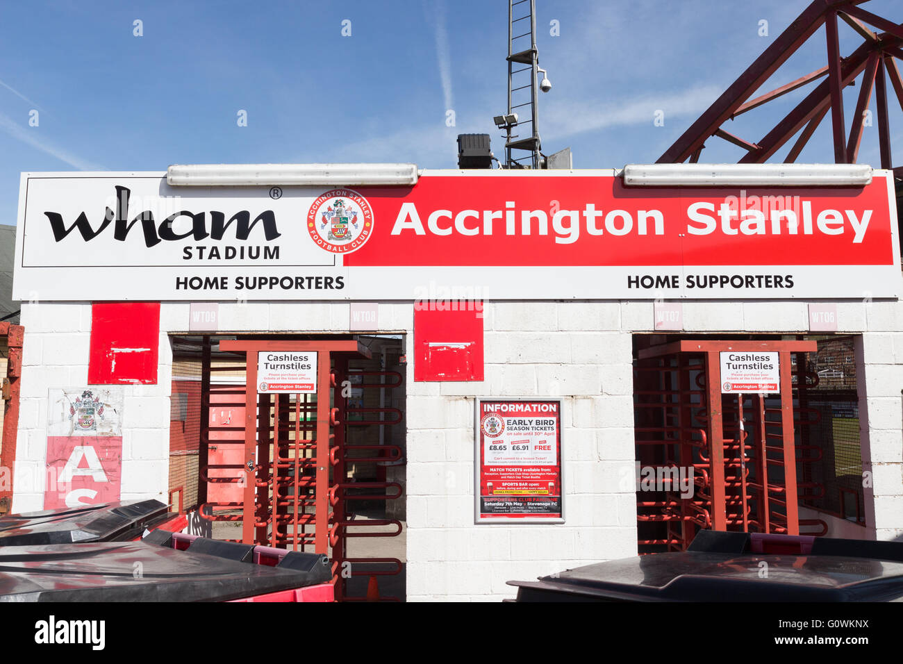 Accrington Stanley Football Club, Lancashire, England, UK Stock Photo ...