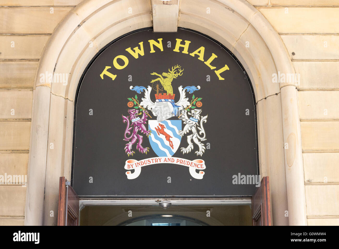 Town hall sign uk hi-res stock photography and images - Alamy