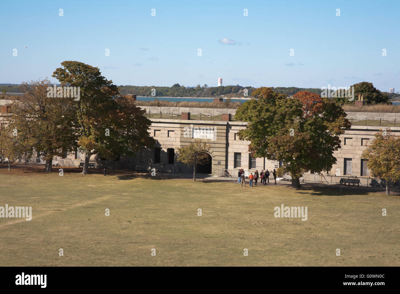 Fort Warren on Georges Island Boston Harbor Islands Massachusetts USA ...