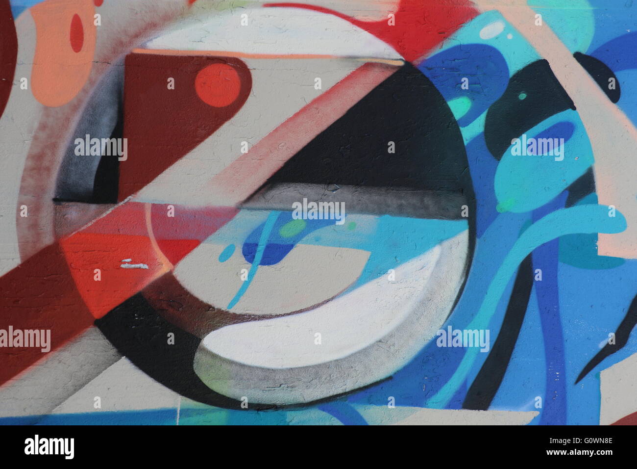 Abstract Street Art in Paris Stock Photo - Alamy