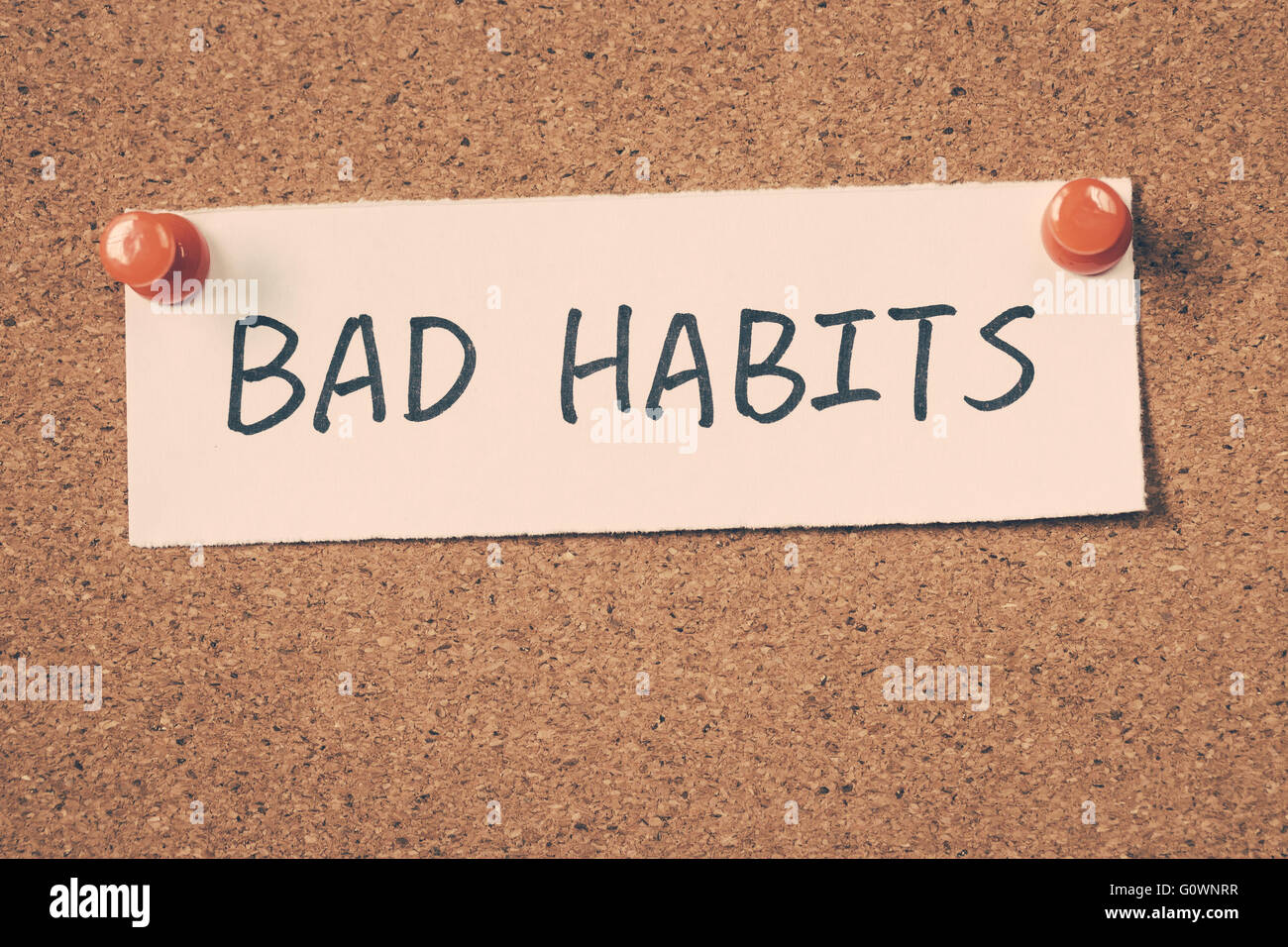 Bad habits hi-res stock photography and images - Alamy