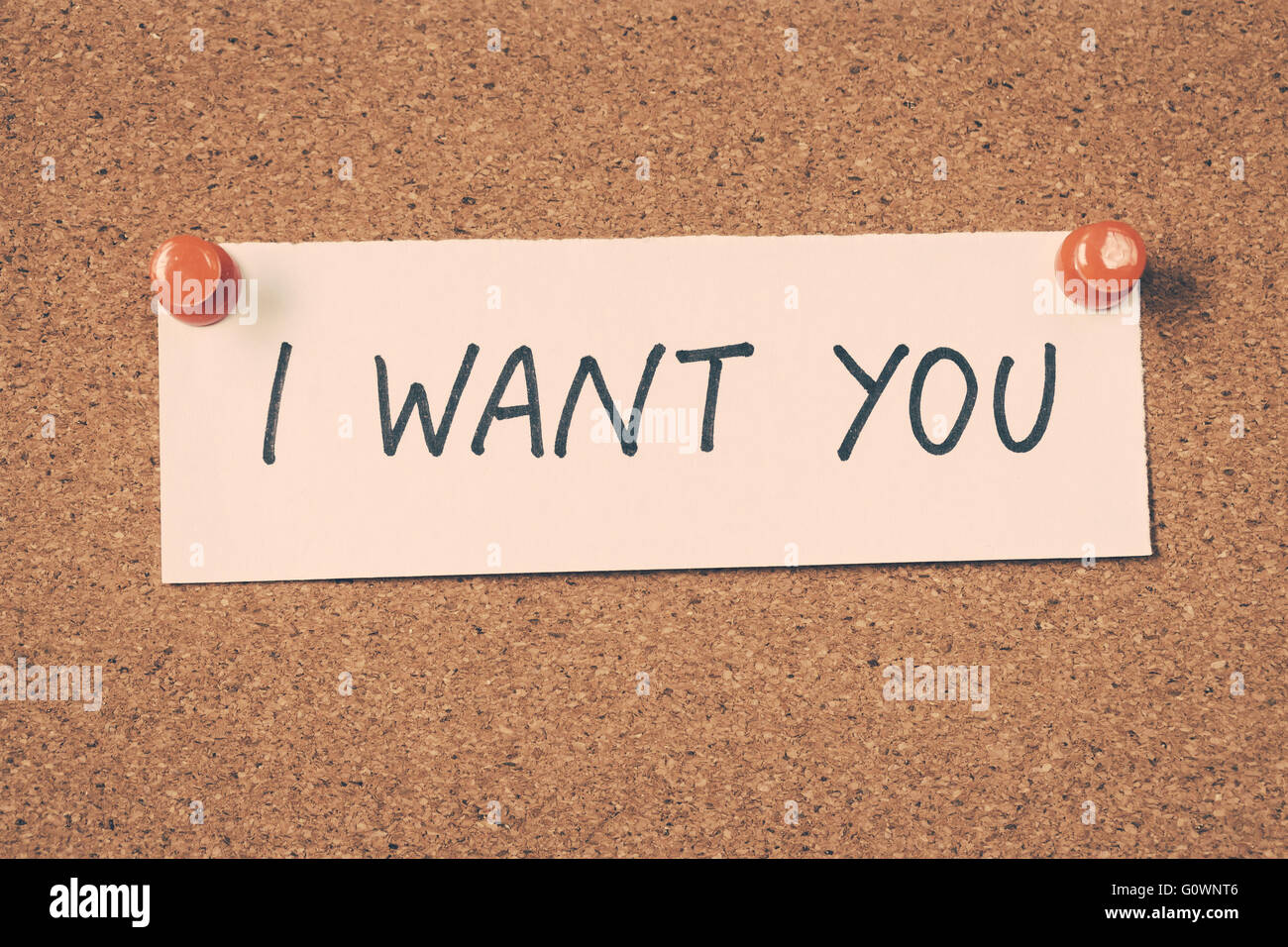 I want you Stock Photo - Alamy