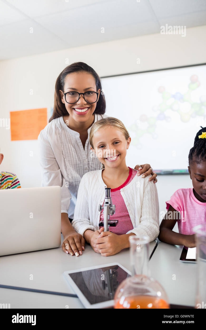 Teacher pupil happy hi-res stock photography and images - Alamy