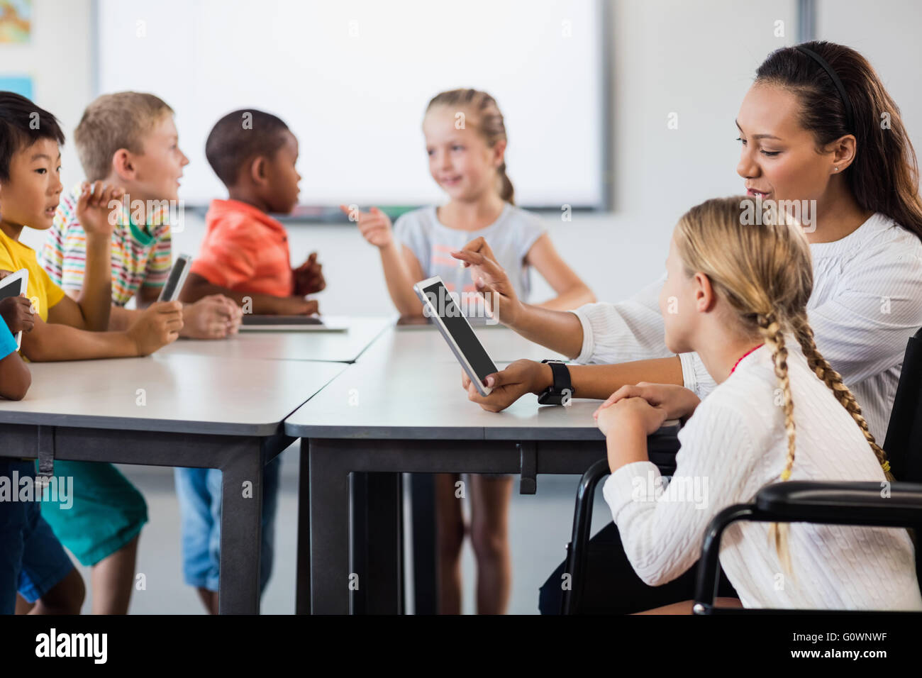 Pc tablet back hi-res stock photography and images - Alamy