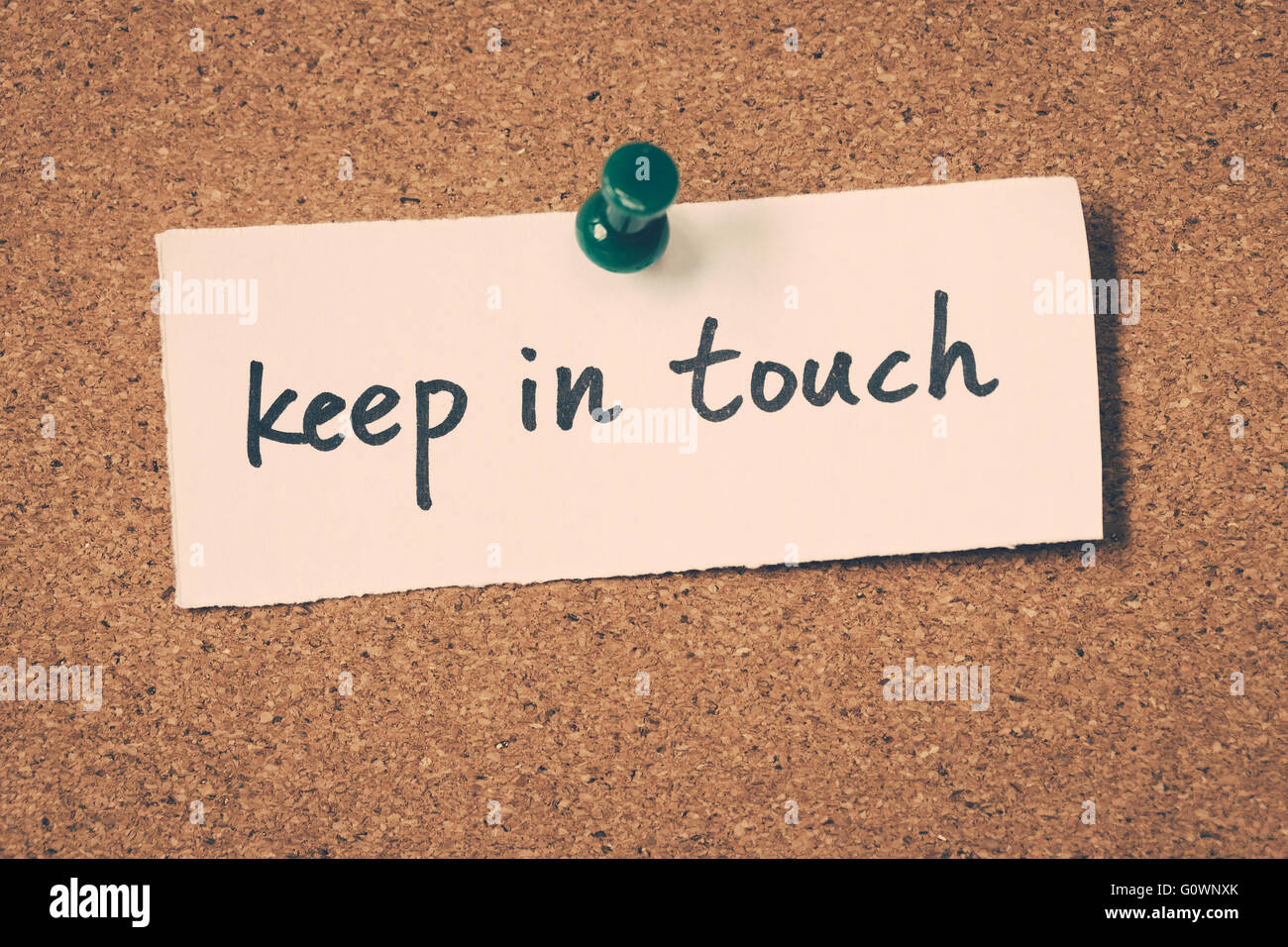 Keep in touch hi-res stock photography and images - Alamy