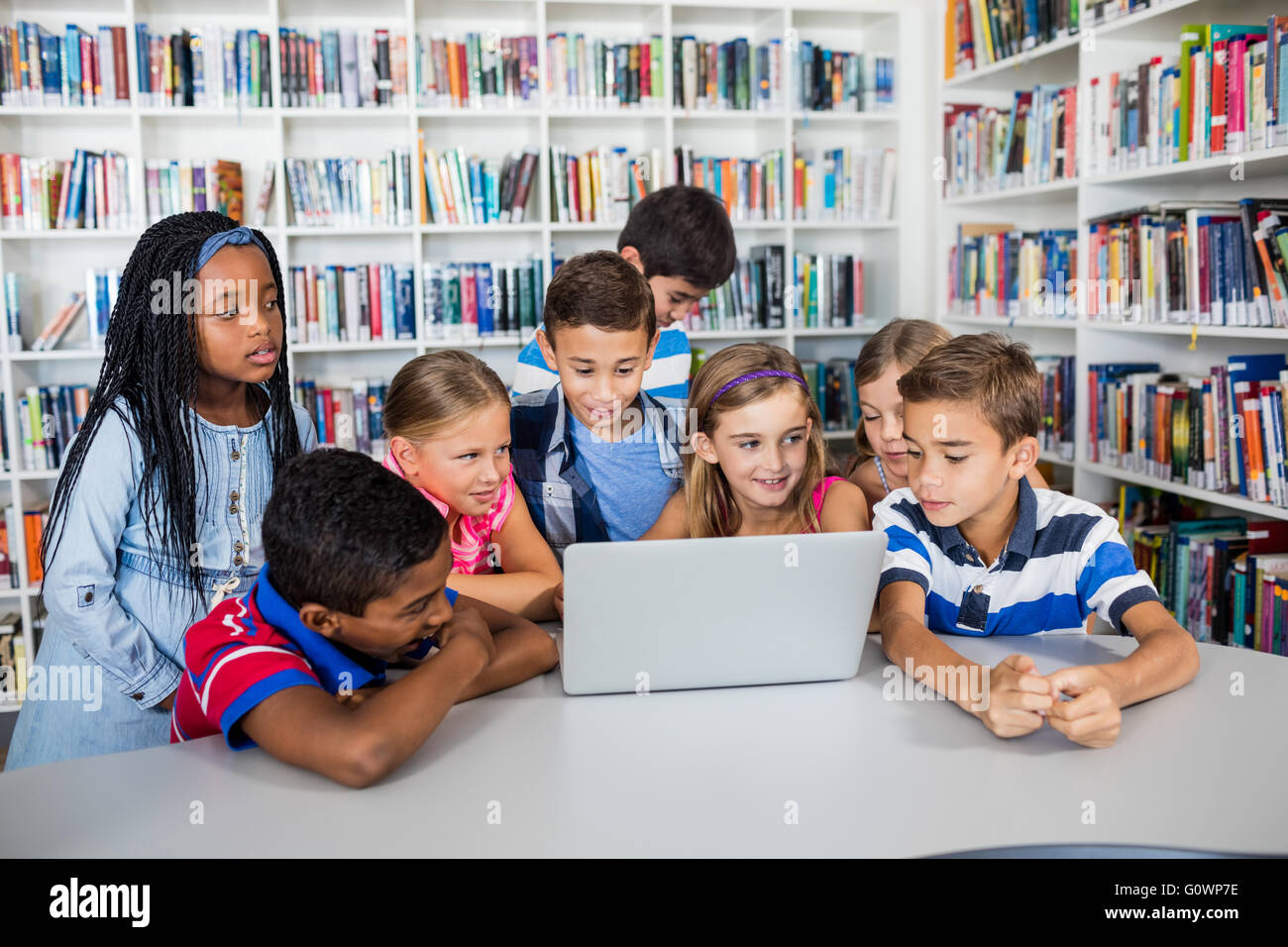 Front view caucasian boy studying hi-res stock photography and images ...