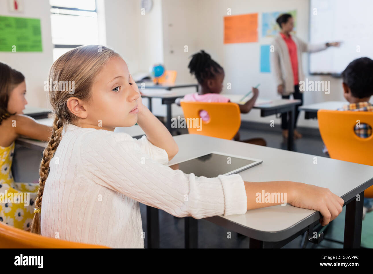 Boring Classroom Scene