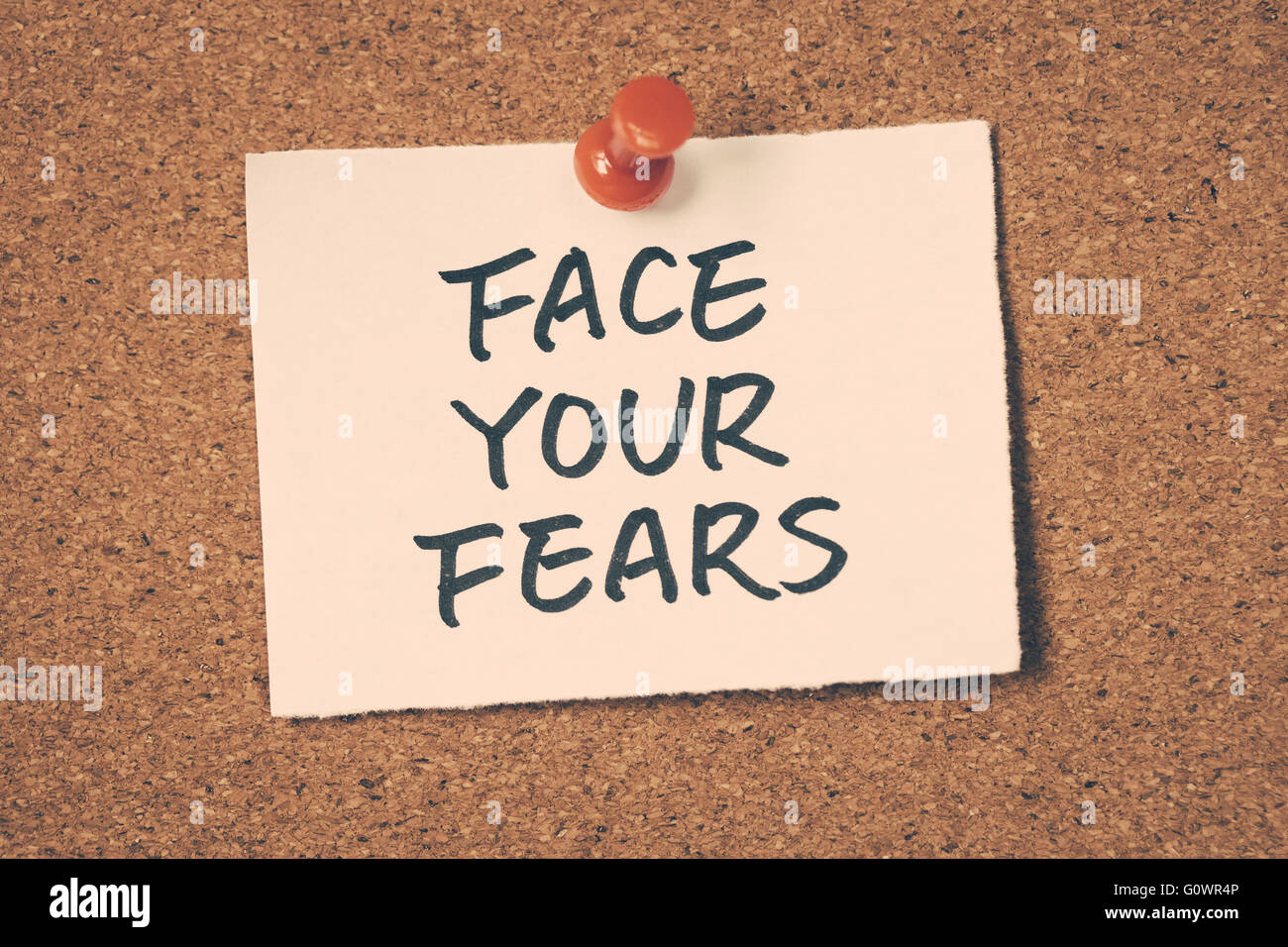 face your fears Stock Photo - Alamy