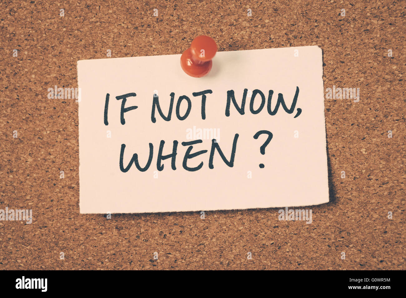 Time now motivational reminder hi-res stock photography and images - Alamy