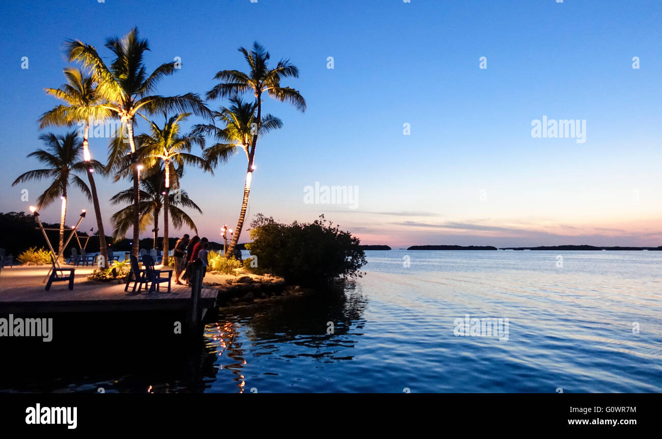 Beautiful bay on the Florida Keys Stock Photo - Alamy