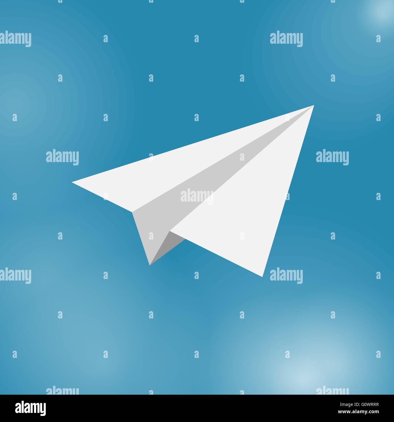 paper airplane web icon illustration Stock Vector Image & Art - Alamy