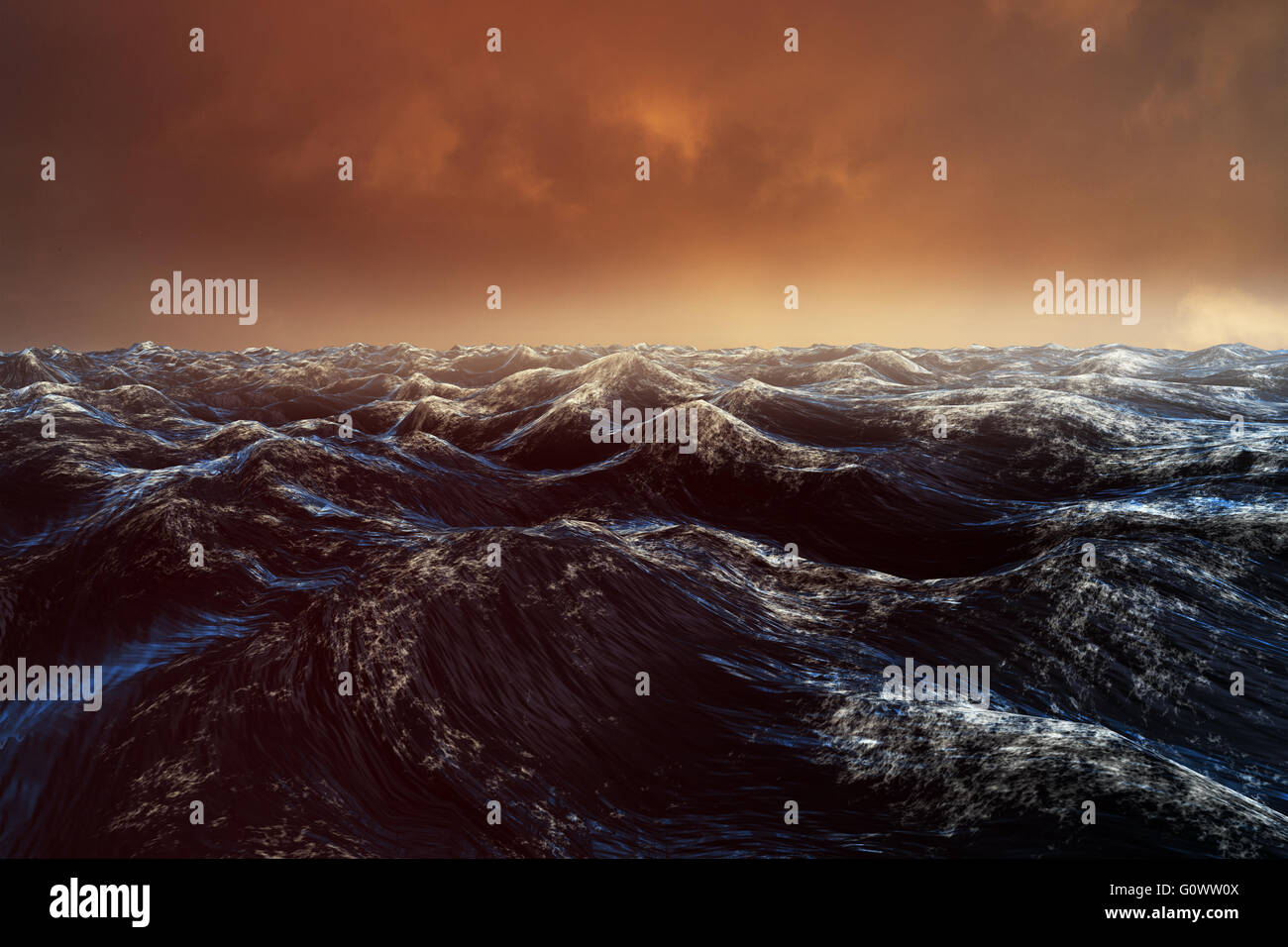 Dark sea rough hi-res stock photography and images - Alamy