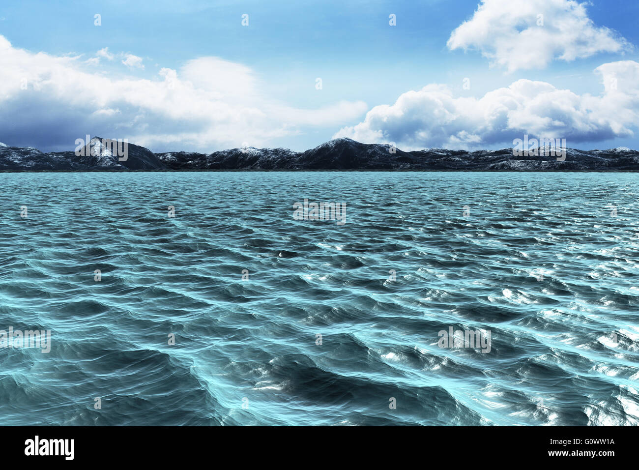 Dark blue ocean image hi-res stock photography and images - Alamy