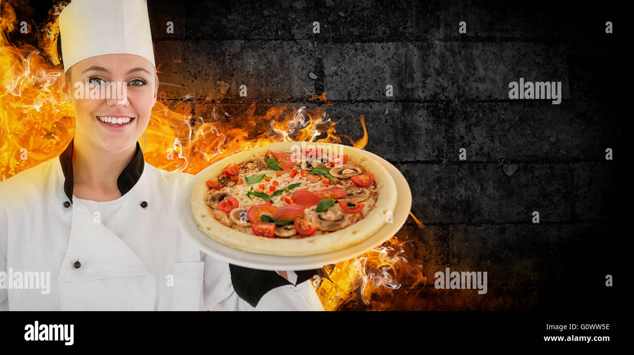 Female pizza chef hi-res stock photography and images - Alamy