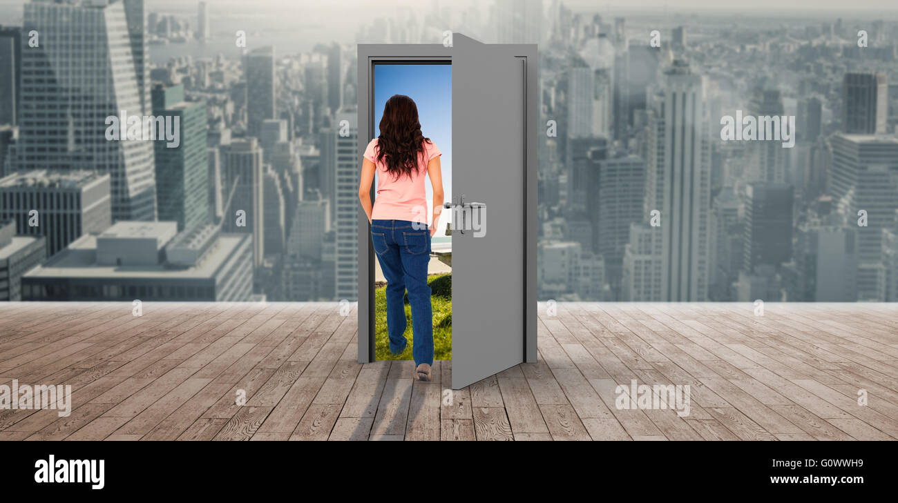 Stepping into frame hi-res stock photography and images - Alamy