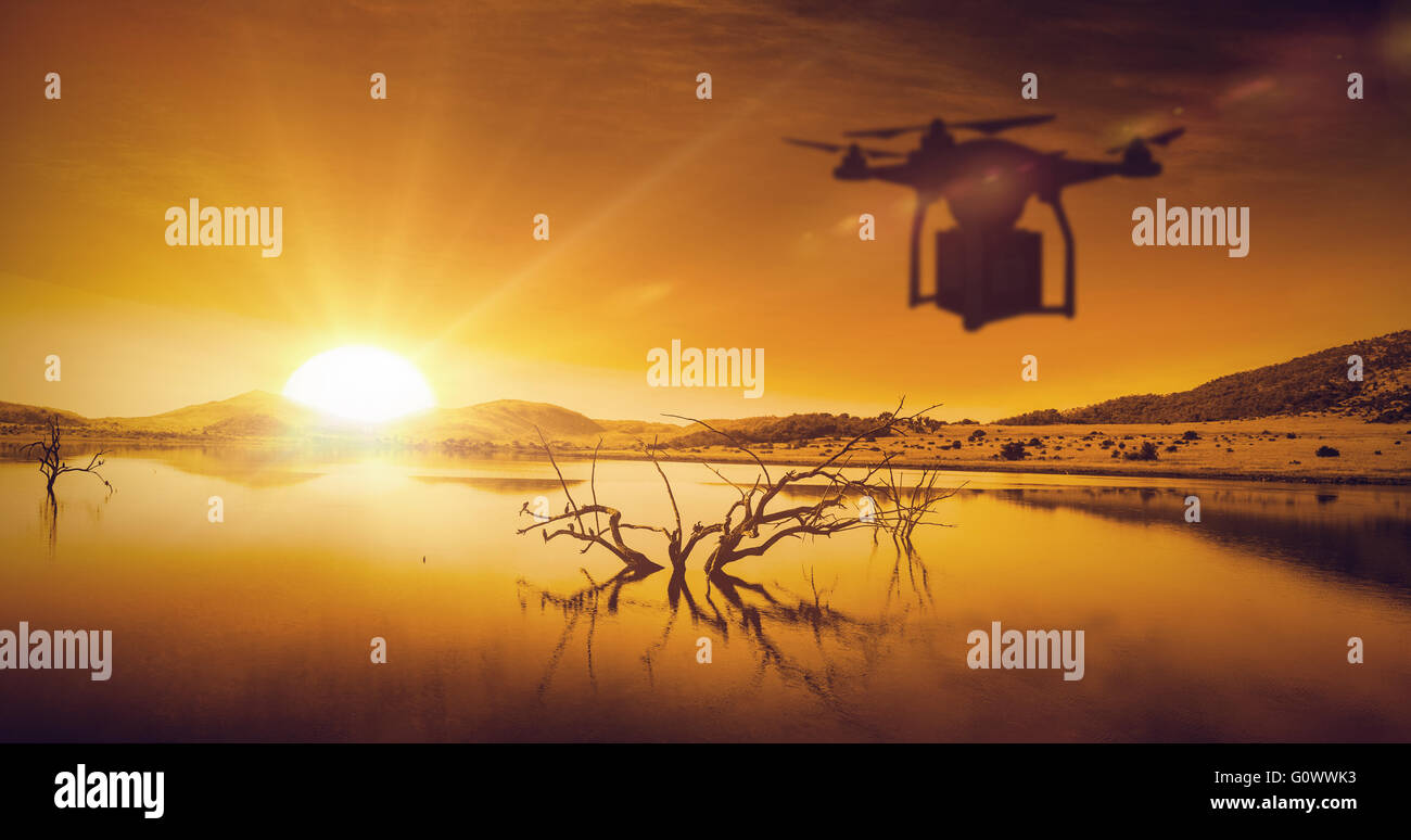 Safari drone hi-res stock photography and images - Alamy