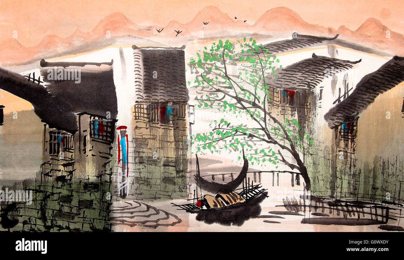 Ancient Chinese Water Painting