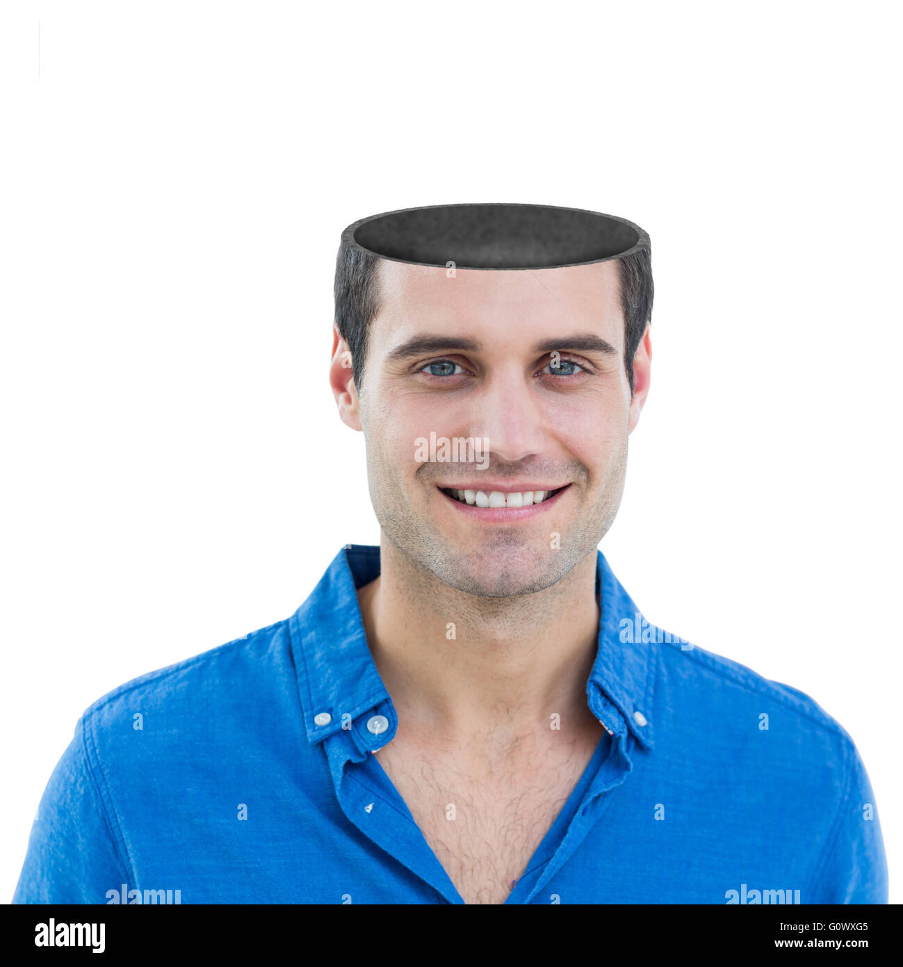 Man smiling for the camera hi-res stock photography and images - Alamy