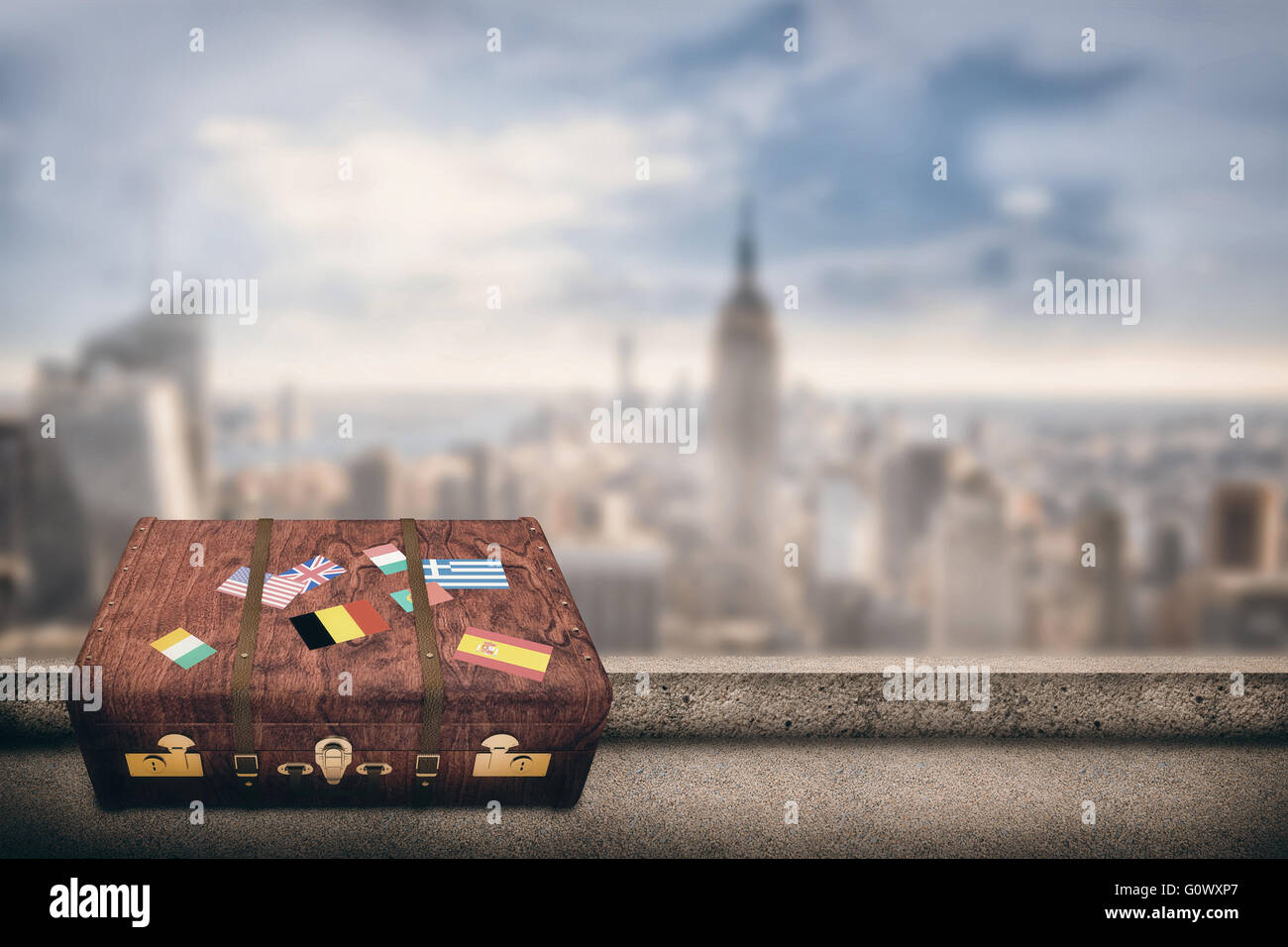 Suitcase sticker hi-res stock photography and images - Alamy