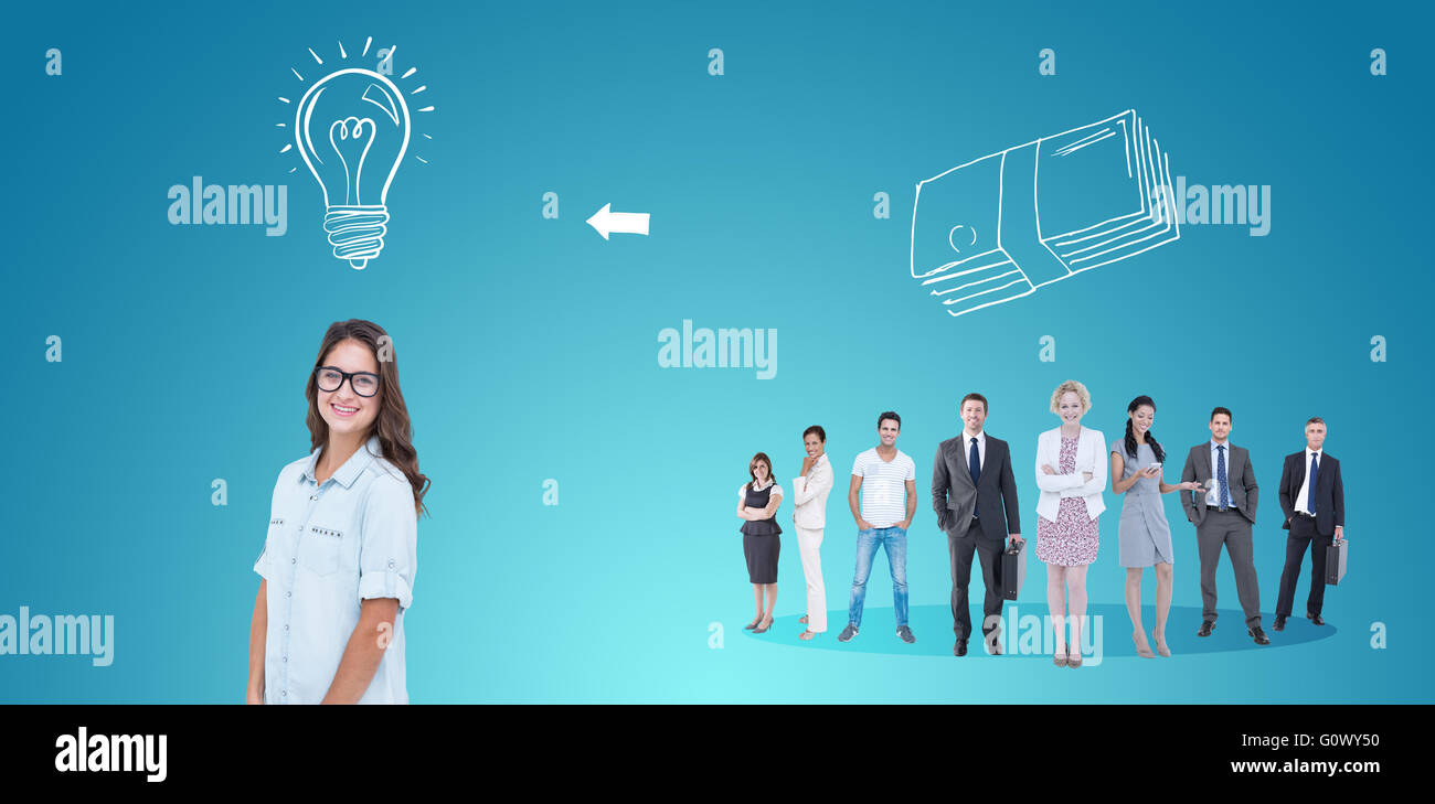 Pretty young mixed race hipster hi-res stock photography and images - Alamy