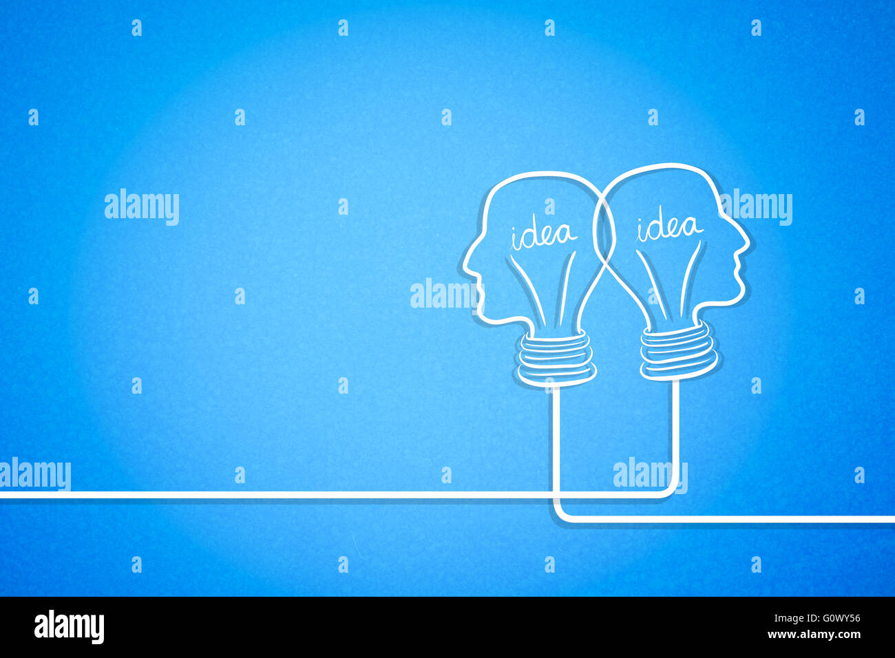 Composite image of people having an idea Stock Photo - Alamy