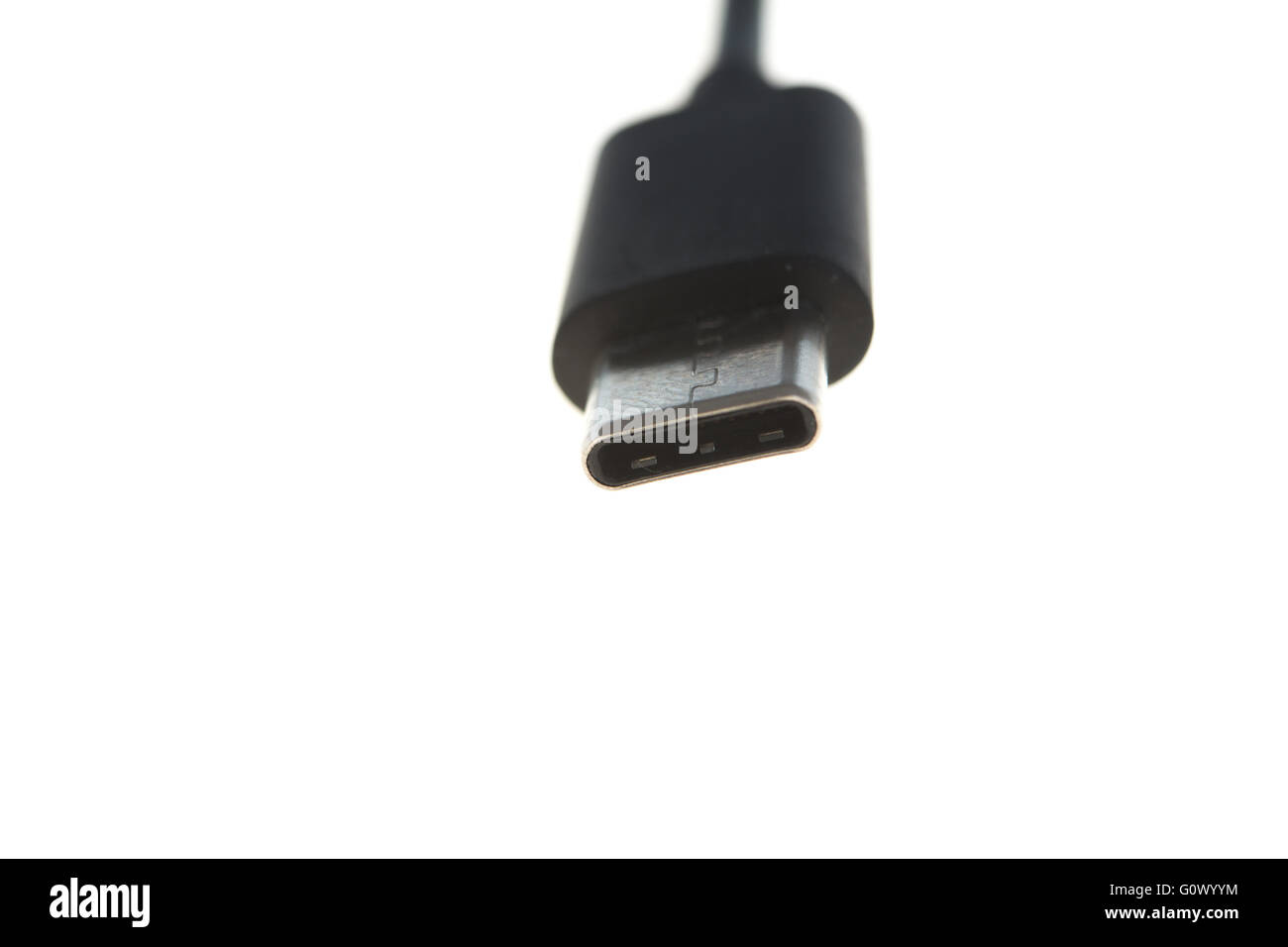 usb-? cable isolated on a white background Stock Photo - Alamy