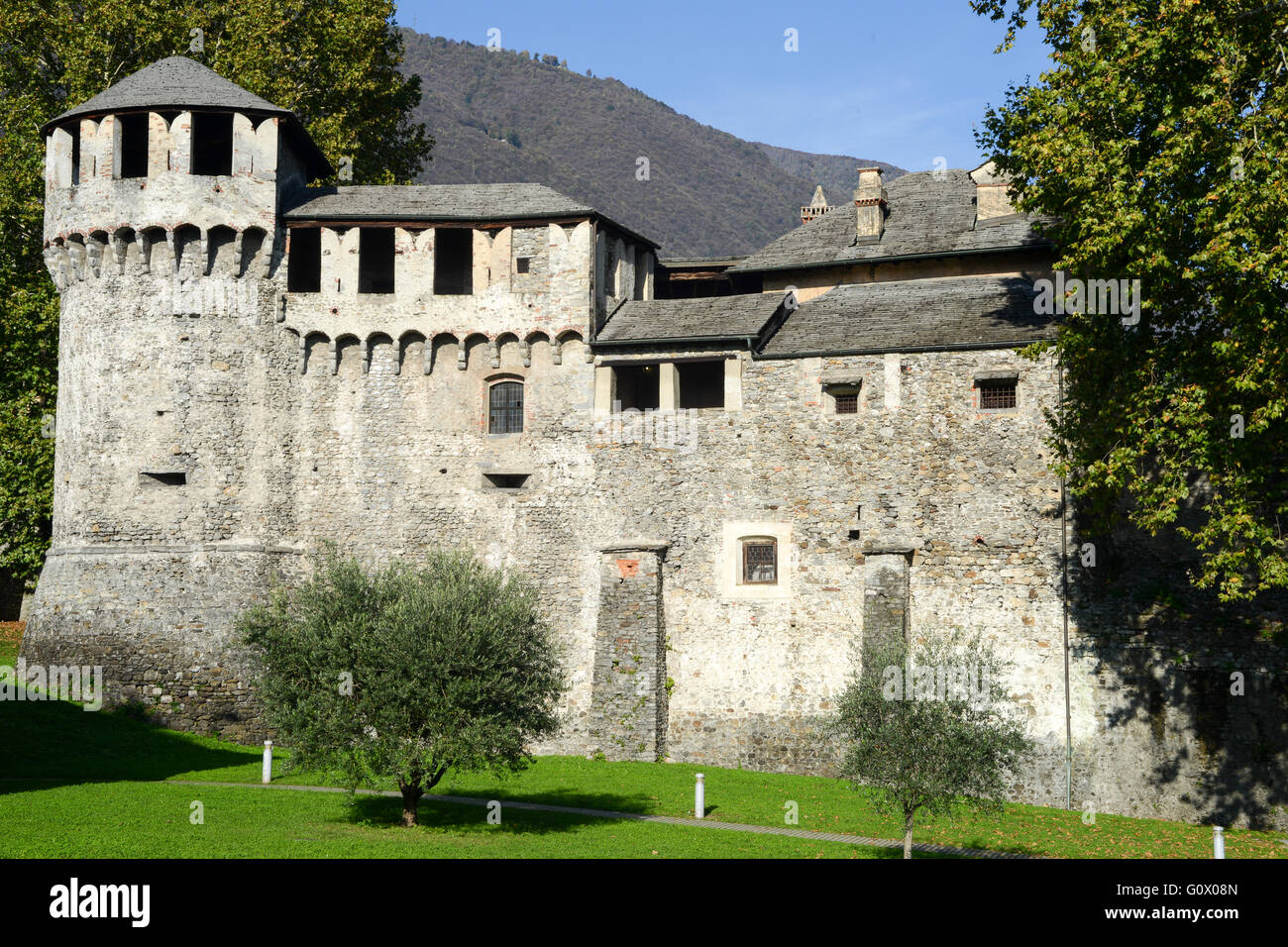 Visconteo castle hi-res stock photography and images - Alamy