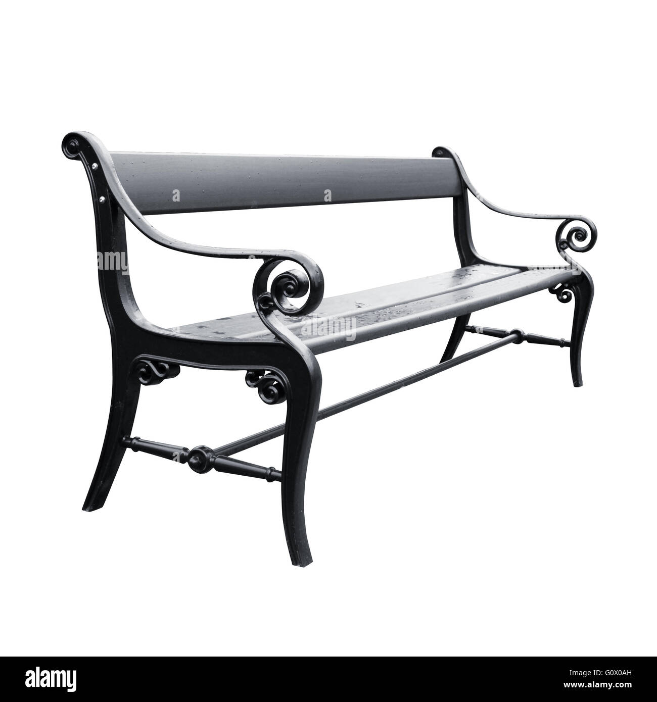 Outdoor resting bench Cut Out Stock Images & Pictures - Alamy