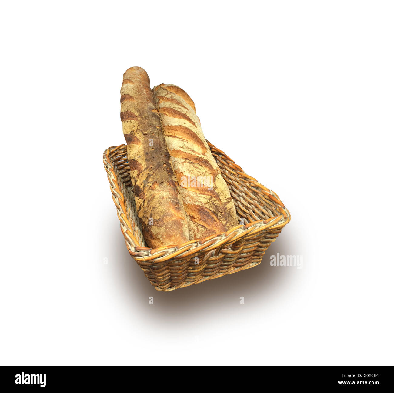 A basket of bread Stock Photo - Alamy