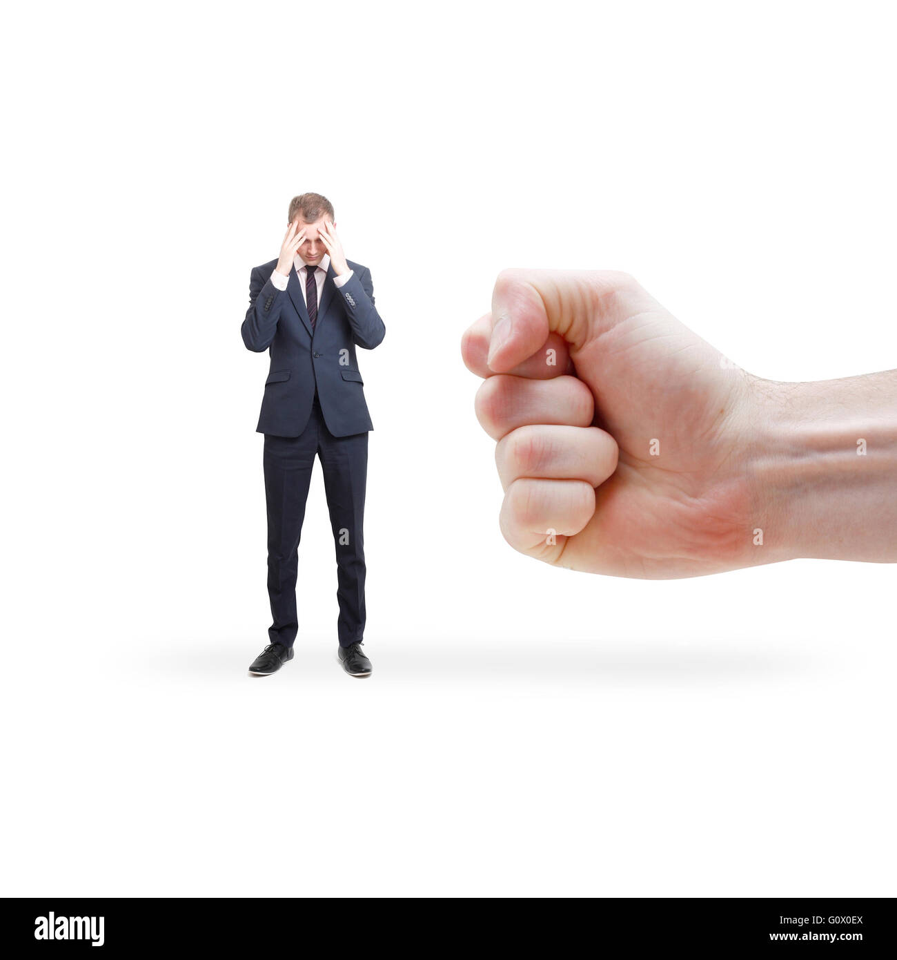 A businessman being fired Stock Photo - Alamy