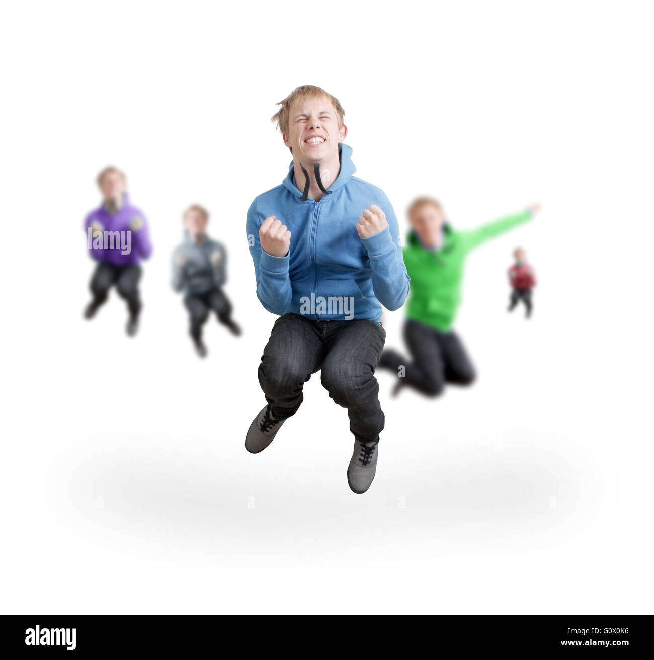 Jumping silhouettes hi-res stock photography and images - Alamy