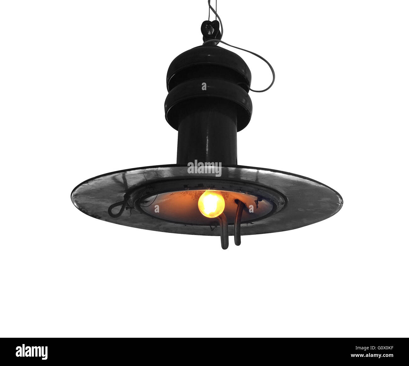 Old factory lamp Stock Photo - Alamy