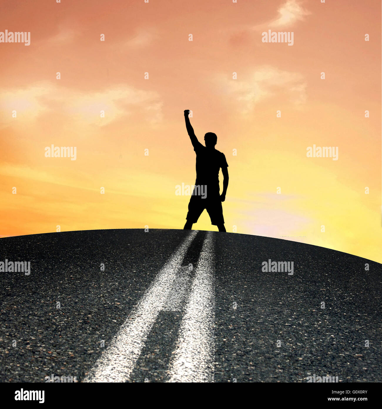 Victory road sign hi-res stock photography and images - Alamy