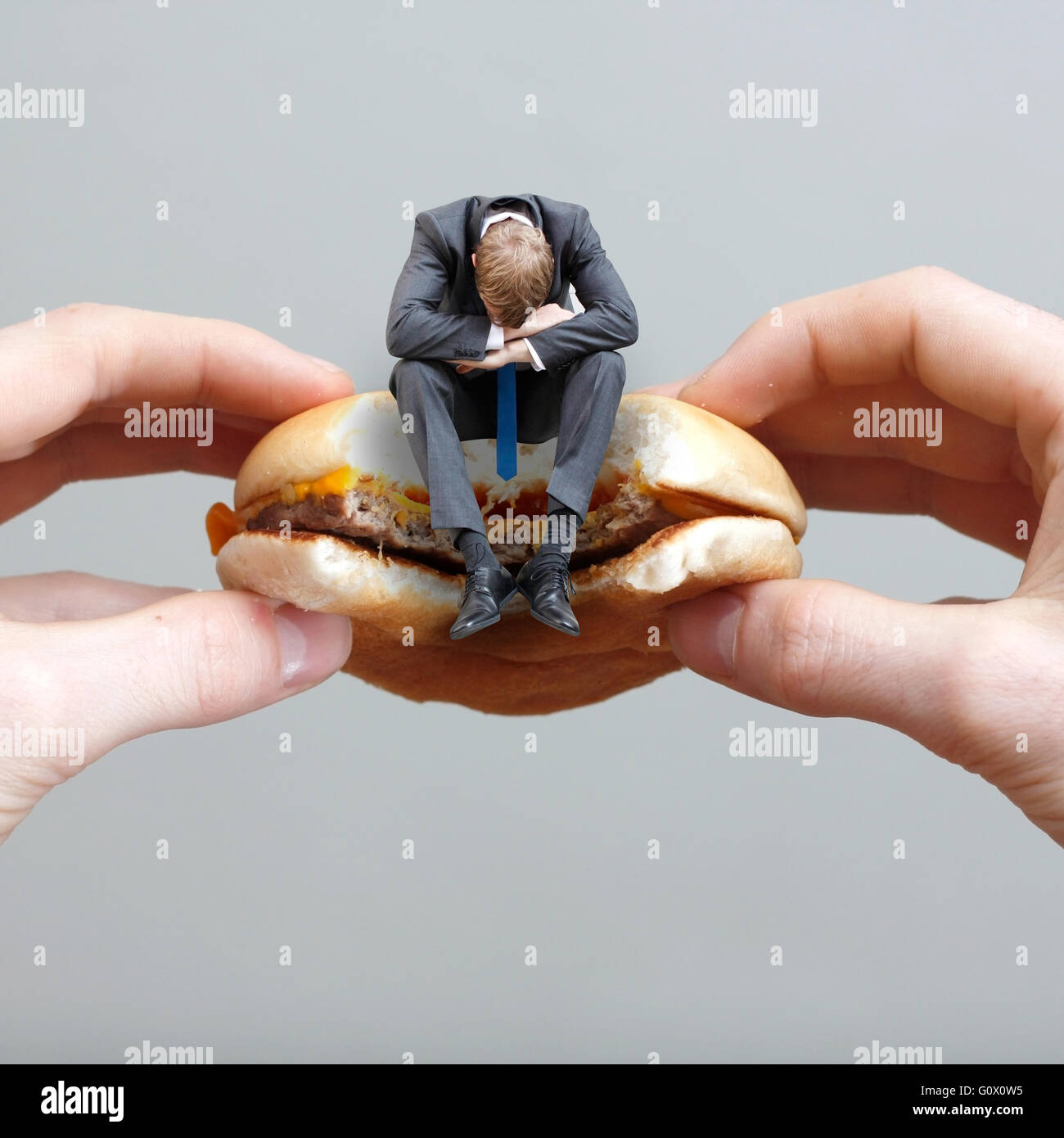 Disgusting unhealthy food Stock Photo - Alamy