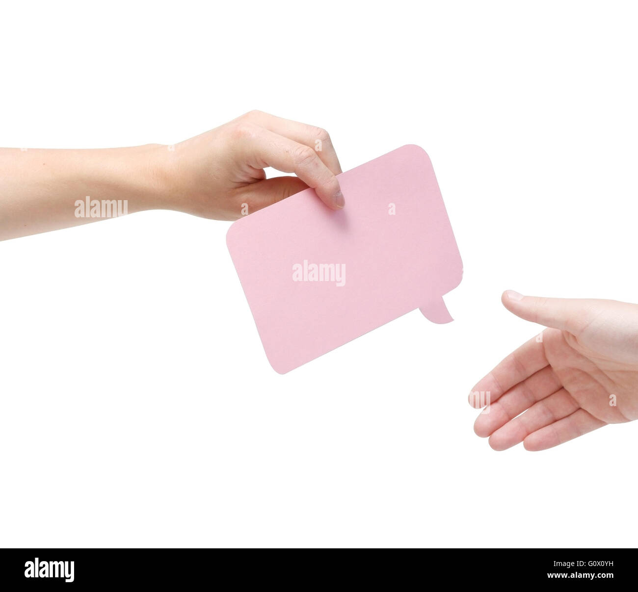 Dialog on white Stock Photo - Alamy