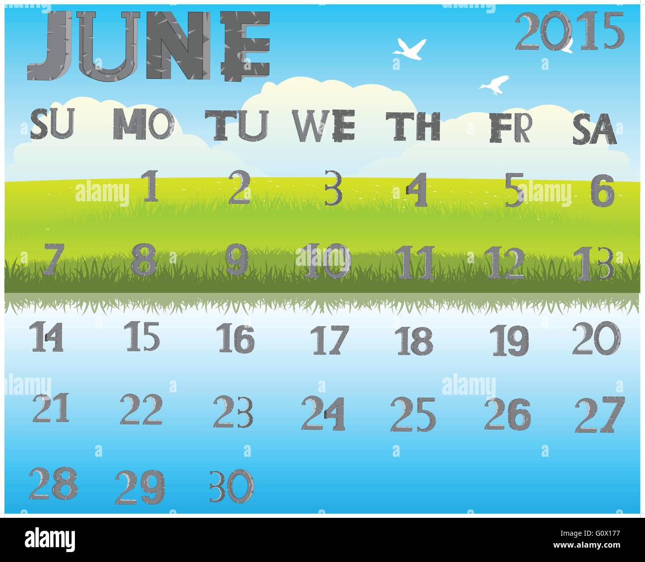 Beautiful english landscape Stock Vector Images - Alamy