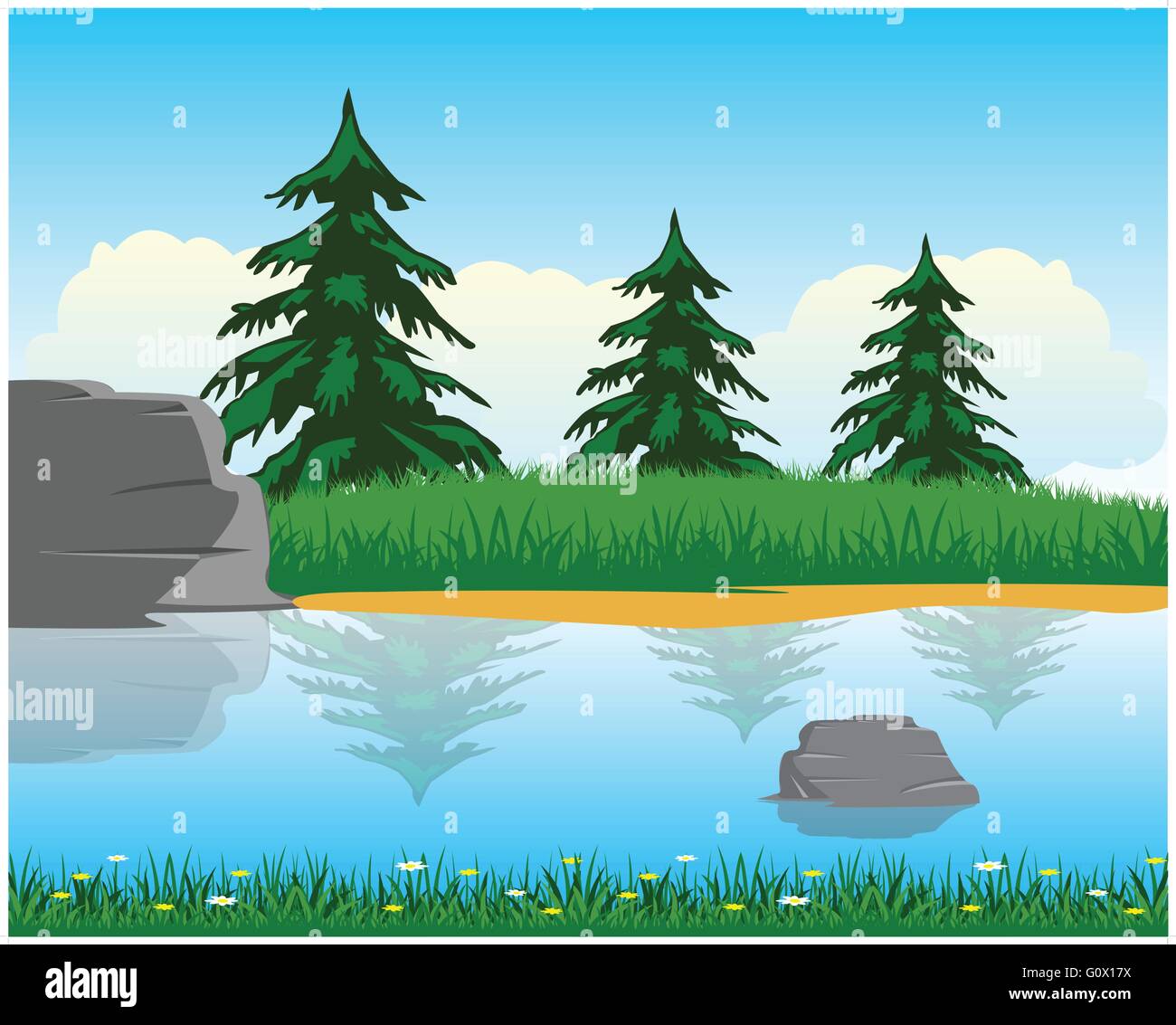 Bay tree flower Stock Vector Images - Alamy