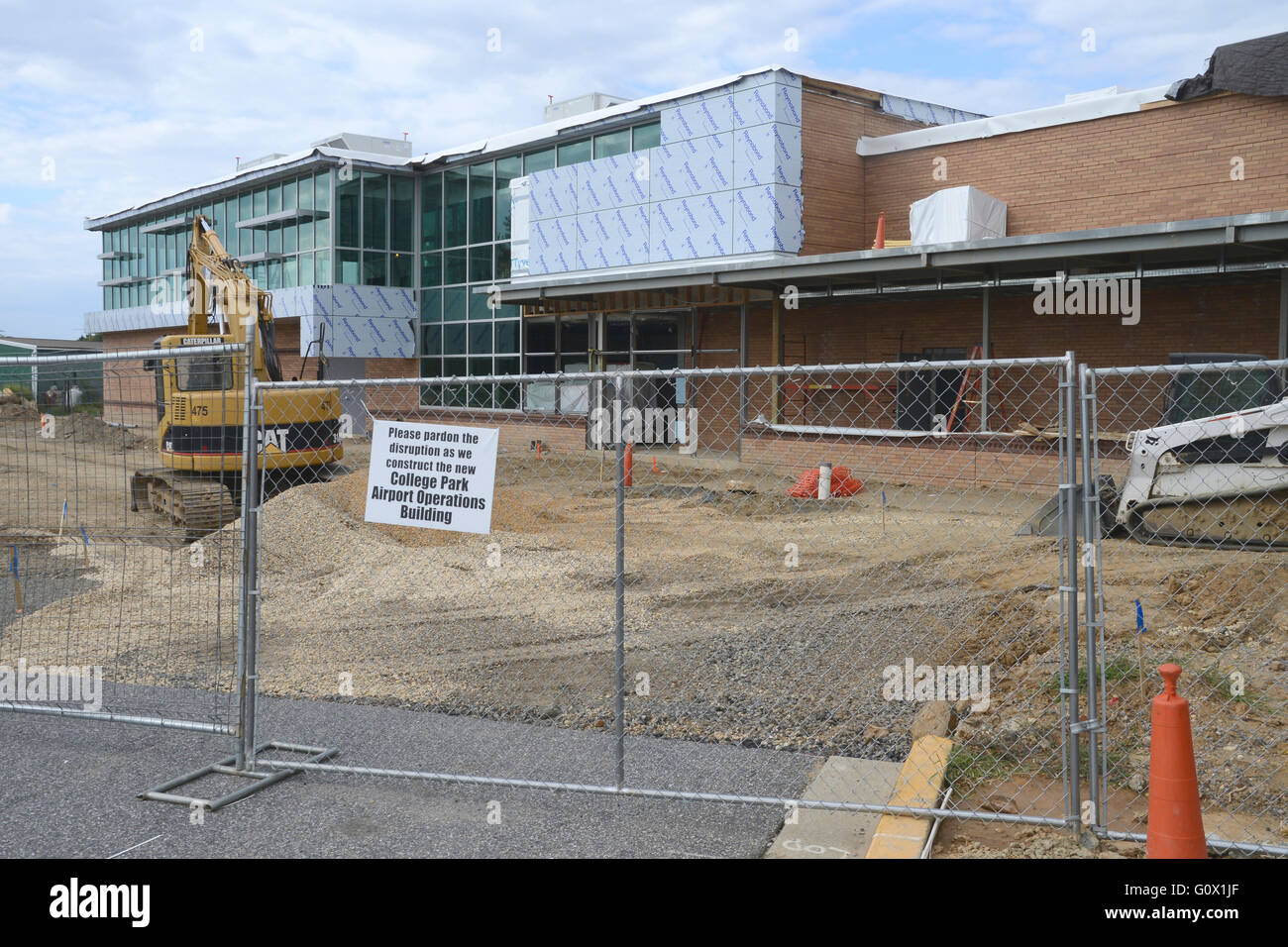 college park airport operations building Stock Photo - Alamy