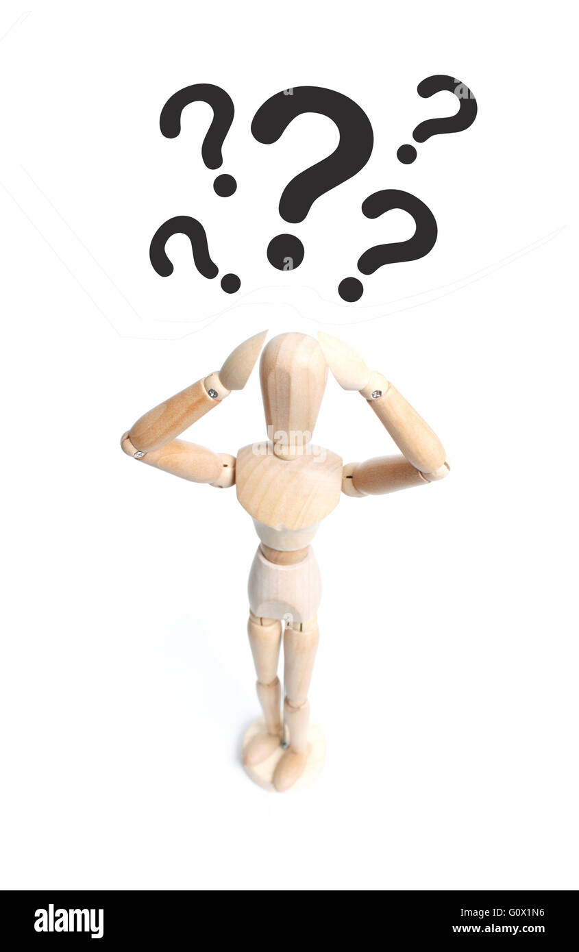 Man asking questions Cut Out Stock Images & Pictures - Alamy