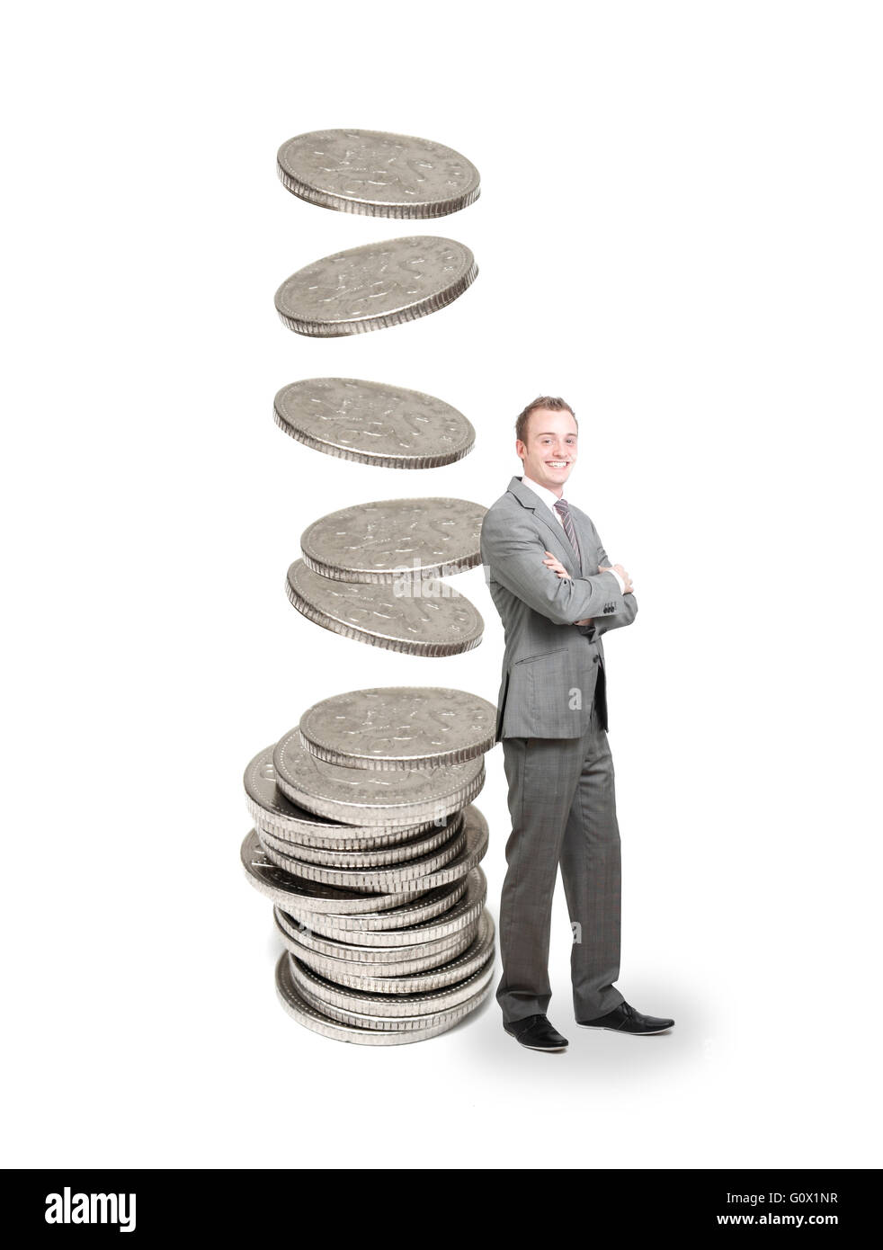 Man earning Cut Out Stock Images & Pictures - Alamy