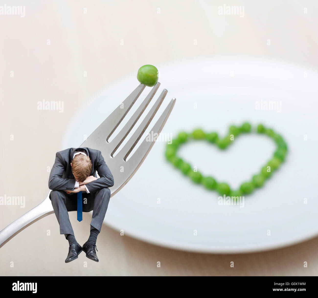 Boring diet as a concept Stock Photo - Alamy
