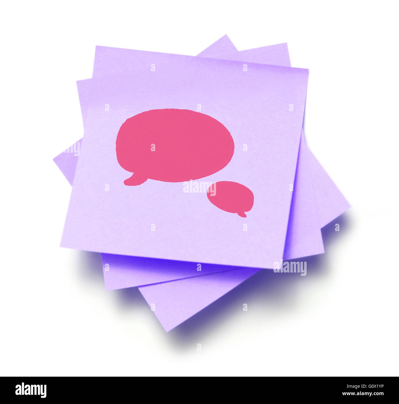 Talking written on a note Stock Photo - Alamy