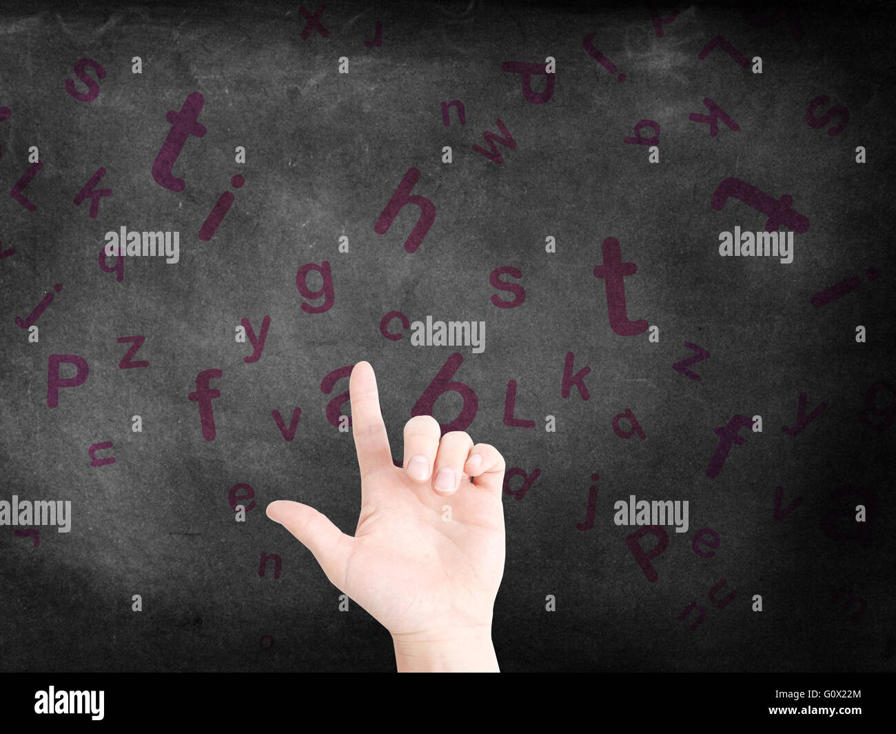 Finger tapping on an icon to symbolize a heart Stock Photo - Alamy
